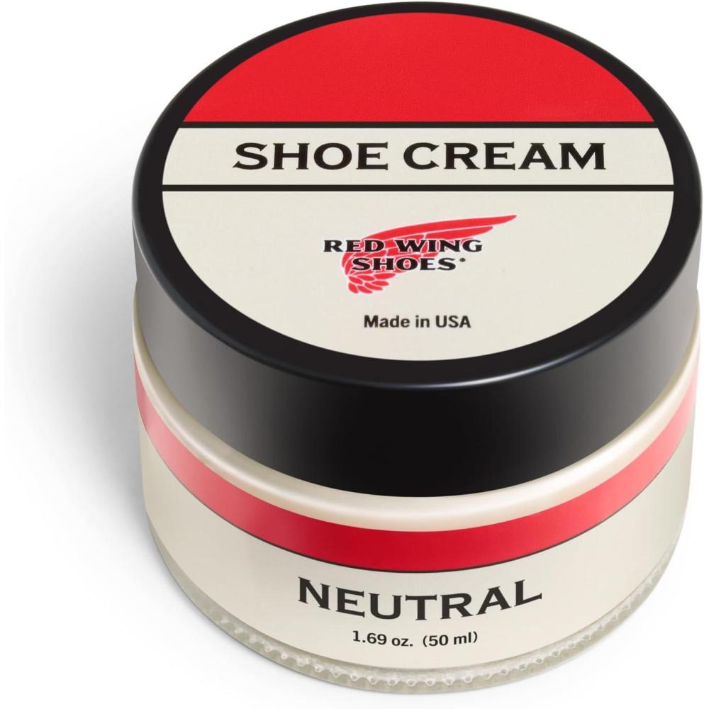 Red Wing Shoes Shoe Cream Leather Polish, Made in USA(Black) - Irish ...